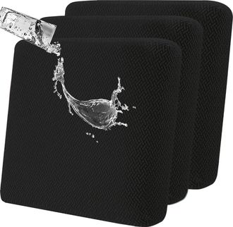 Shanna Stretch Sitzkissen Sofabezug rutschfest Sitzkissenbezüge: 3 Stück Moderne Couchkissenbezug Wasserabweisende Stuhlsofakissen Schonbezüge geeignet für S