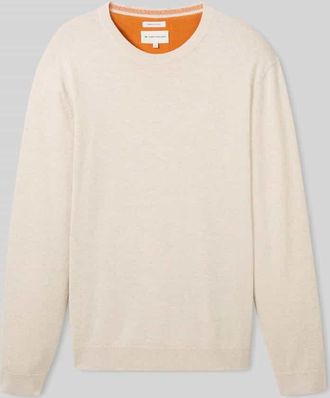 Tom Tailor Regular Fit Pullover aus reiner Baumwolle