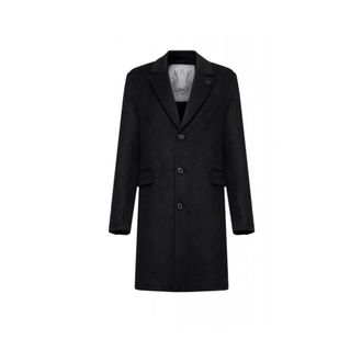 John Richmond Homme, Manteaux, Noir, Taille: M Manteau Crois&eacute;