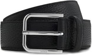 BOSS Hommes Madison-B1 GrSt Ceinture en Cuir Italien avec Boucle à ardillon
