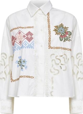 Max Mara Femme, Blouses et Chemises, Multicolore, Taille: 38 FR Wkdfonte Shirt