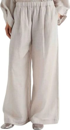 Meimeij Femme, Pantalons, Gris, Taille: 38 FR Lunar Wide Pantalons