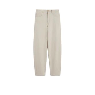 Max Mara Femme, Pantalons, Beige, Taille: 38 FR Wide Pantalons