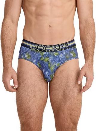 Jockey Slip de sport en microfibre avec poche de stabilit&eacute; pour homme, Moussant, Medium