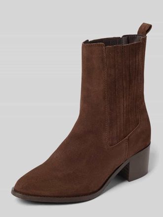Bianco Stiefel aus echtem Leder in Velours-Optik