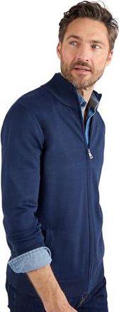 Damart Gilet Zipp&eacute; Col Montant Homme Bleu Taille L (102-109)