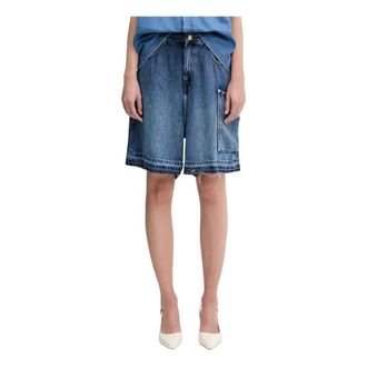 Ganni Denim Shorts - - Shorts - Damen - Blau - W29