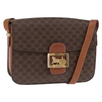Celine Sac bandouli&egrave;re vintage Pre-owned - Femme - Pre-owned - Brun - Taille: ONE Size