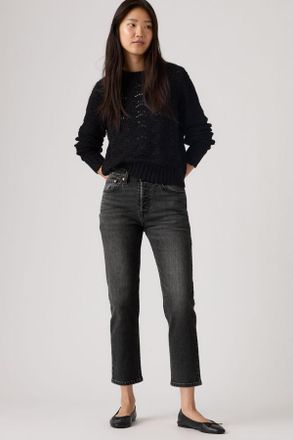 Levi's 501 Original Cropped Jeans - Damen - Schwarz / Schwarz