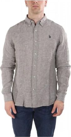 U.S.Polo Association U.s. Polo Assn., Homme, Chemises, Gris, Taille: XL U.s. Polo Assn - Chemises > Casual Chemises