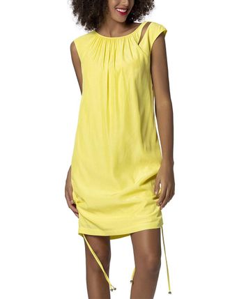 Apart Fashion Damen Dress Kleid, Gelb (Vanille Vanille), (Herstellergröße: 40)