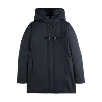 Fay Technischer Gabardine Wippenmantel - - Jackets - Damen - Blau - XL