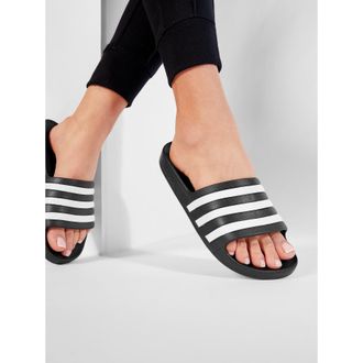 adidas Pantoletten adidas adilette Aqua F35543 Schwarz