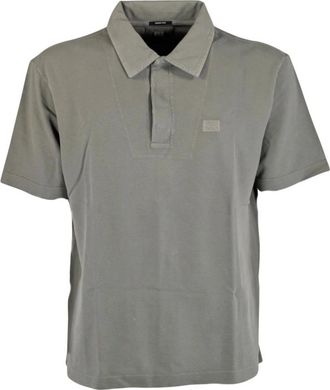 C.P. Company C.p. Company, Homme, Tops, Gris, Taille: L Polo Short Sleeve