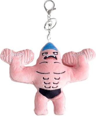 Generic Pendentif muscl&eacute; color&eacute;, r&eacute;sistant &agrave; la d&eacute;coloration et &agrave; lusure, mat&eacute;riau en coton, breloque muscl&eacute;, pendentif musculaire color&eacute;, l&eacute;ger et portable, 