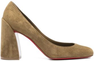Christian Louboutin Hohe Schuhe - With Heel Brown - Gr. 37,5 (EU) - in Braun - f&uuml;r Damen