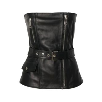 Manokhi Manokhi, Femme, Tops, Noir, Taille: 38 FR Top