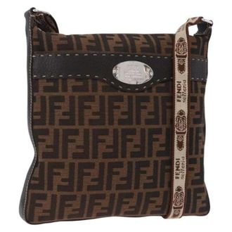 Fendi Pre-owned Zucca Canvas Shoulder Bag - - Pre-owned - Damen - Braun - ONE SIZE