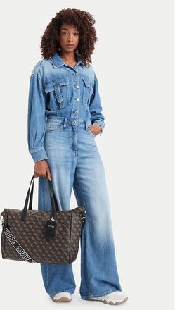 Guess Handtasche Latona TWHQ92 11017 Dunkelbraun
