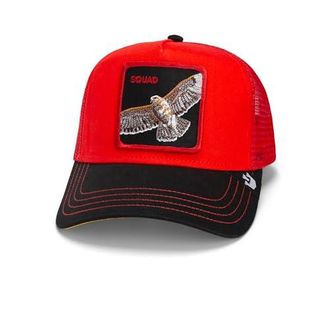 Goorin Brothers The Squad Bird Casquette de camionneur Rouge/noir Taille unique, rouge, taille unique
