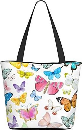 AOOEDM Sac &agrave; provisions pour dames de papillon de peinture de couleur 13x11x7in.Le cadeau parfait de la Saint-Valentin.Cest de la Saint-Valentin pour maman, 