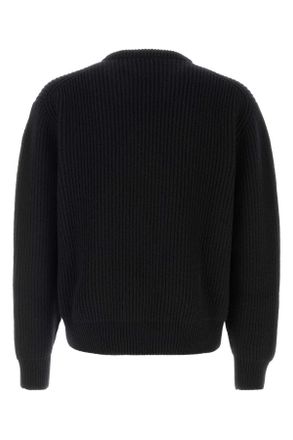 Jil Sander Mens Jumper Black Wool