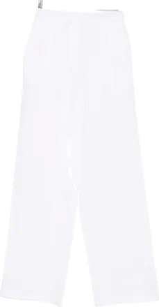 Riviera & Bar Femme, Pantalons, Blanc, Taille: 40 FR Wide Pantalons