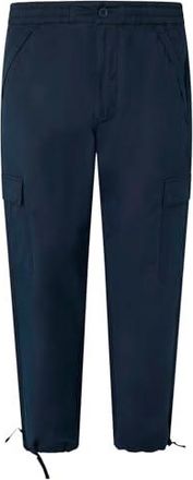 Pepe Jeans London Pantalon cargo droit décontracté pour homme, Bleu (Dulwich Blue), 31W