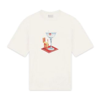Dr&ocirc;le de Monsieur Homme, Tops, Blanc, Taille: M T-shirt Cocktail