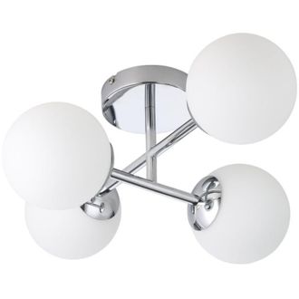 Eglo Plafonnier Castrovido Chrome &agrave; 4 lumi&egrave;res - 902098