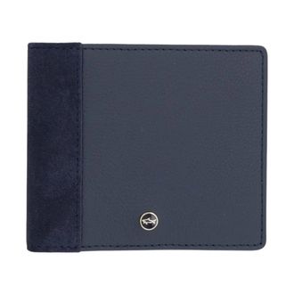 Paul & Shark Monogram Leder Geldb&ouml;rse - - Accessories - Herren - Blau - ONE SIZE