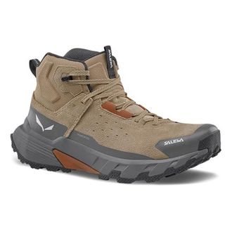 Salewa Pedroc 2 Chaussures de randonn&eacute;e et de randonn&eacute;e imperm&eacute;ables en cuir Mid PTX pour homme, Sand/cordon &eacute;lastique, 42.5 EU