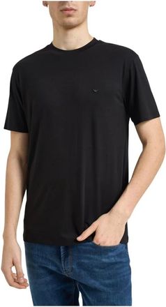 Emporio Armani Homme, Tops, Noir, Taille: L Crewneck T-shirt