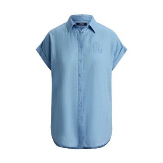 Ralph Lauren Damen, Blusen & Hemden, Blau, SGr&ouml;&szlig;e
