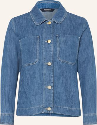Max Mara Jeansbluse Galante blau