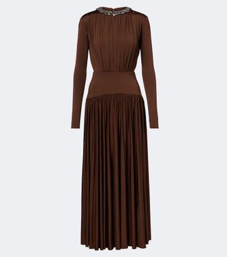 Roland Mouret Verziertes Maxikleid aus Jersey