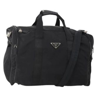 Prada Sac de week-end pr&eacute;-poss&eacute;d&eacute; - unisex - Pre-owned - Noir - Taille: ONE Size