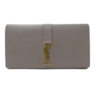 Saint Laurent Pre-owned Long wallet (bi-fold) - - Pre-owned - Damen - Grau - ONE SIZE