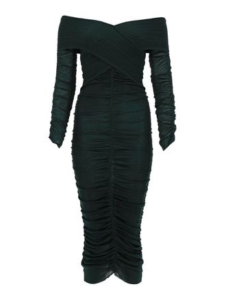 Self Portrait Maxi Robe - Vert