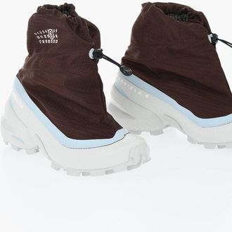 Maison Margiela MM6 X SALOMON Trek Sneakers CROSS MID with Drawstring Closur size 38