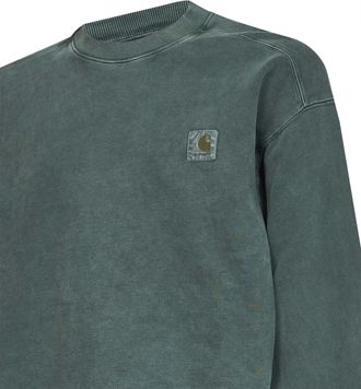 Carhartt Work in Progress Pigment-Dyed Cotton Sweatshirt - Green