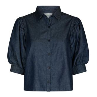Neo Noir Chemise Etta en jean - Femme - Blouses et Chemises - Bleu - Taille: 42 FR