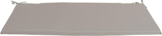 CB Home & Style Bankauflage Outdoor 120 x 40 cm Bankkissen Gartenbank Auflage wasserabweisend (Taupe)