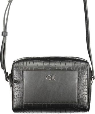 Calvin Klein Schwarze Polyester-Handtasche