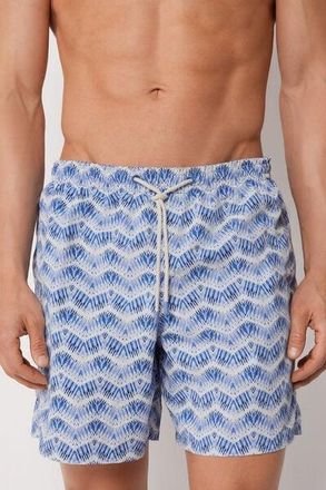 Calzedonia Bade-boxershorts Mit Muster F&uuml;r Herren Formentera Blau