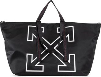 Off-white MAN BLACK TOTE BAGS