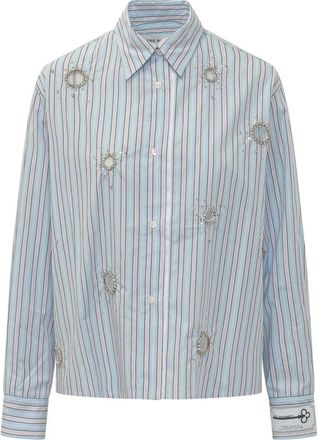 Des_Phemmes DES Phemmes, Femme, Blouses et Chemises, Multicolore, Taille: 40 FR Classic Shirt