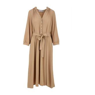 Douuod Pointer Dd11 08 Rosa Kleid - - Dresses - Damen - Beige - M