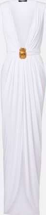 Balmain Verziertes Maxikleid aus Jersey