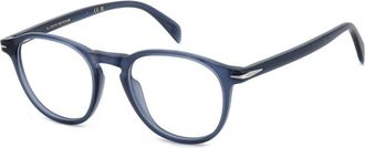 Eyewear by David Beckham Homme, Accessoires, Bleu, Taille: 49 MM 1018 Optical Frame